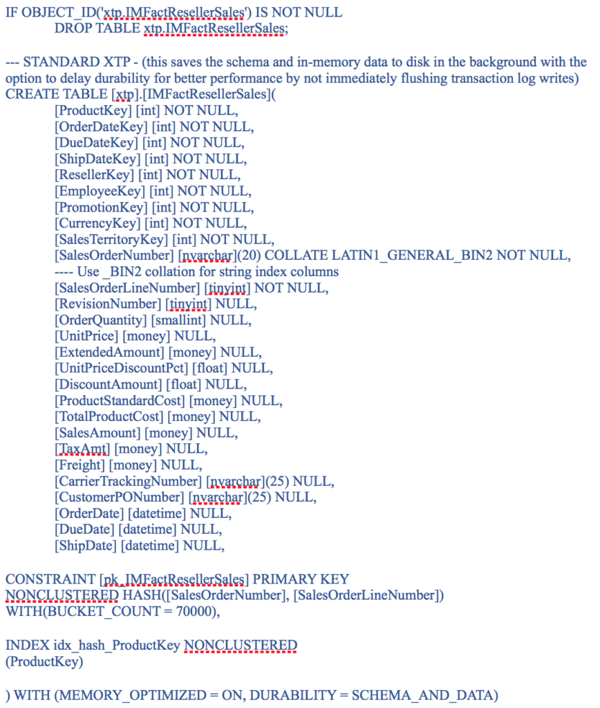 Incorrect Indexing Can Slow Down Memory Optimized Tables Key2 Consulting